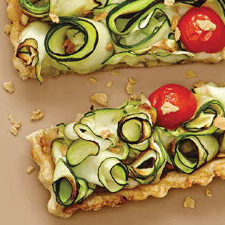 Joyeuses Fêtes gourmandes - Tartes de courgettes au beurre d’érable